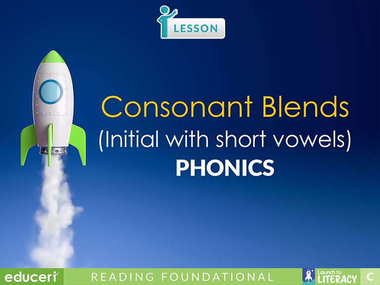 Read Words With Initial Consonant Blends l R And S Lesson Plans