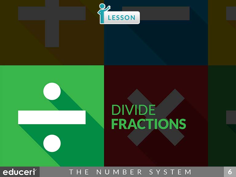 Divide Fractions Lesson Plans